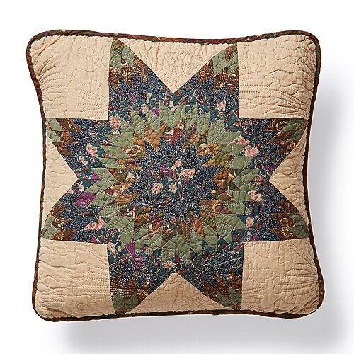 Donna Sharp Forest Star Cotton Star Square Throw Pillow  One Size  Multiple Colors