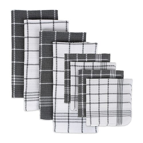 Click here for Design Imports Waffle Weave 8-pc. Towel + Dish Clo... prices