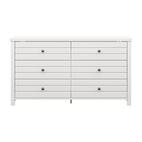 Click here for Harmony 6-Drawer Dresser  One Size  White prices