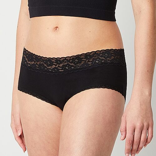 Click here for Arizona Body Cotton with Lace Boyshort Panty  Smal... prices