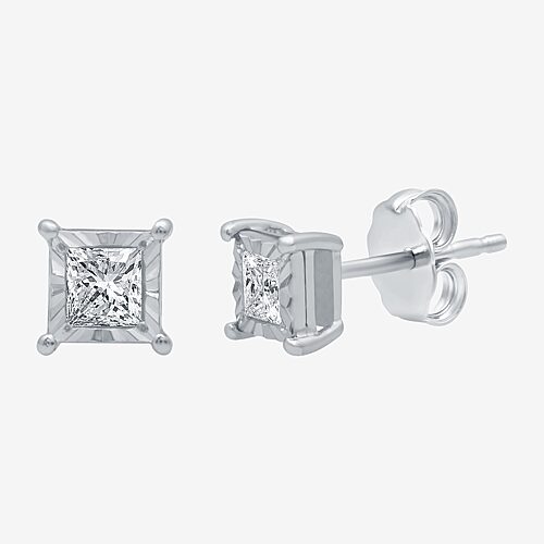 Click here for 1/3 CT. T.W. Natural White Diamond 5.6mm Sterling... prices