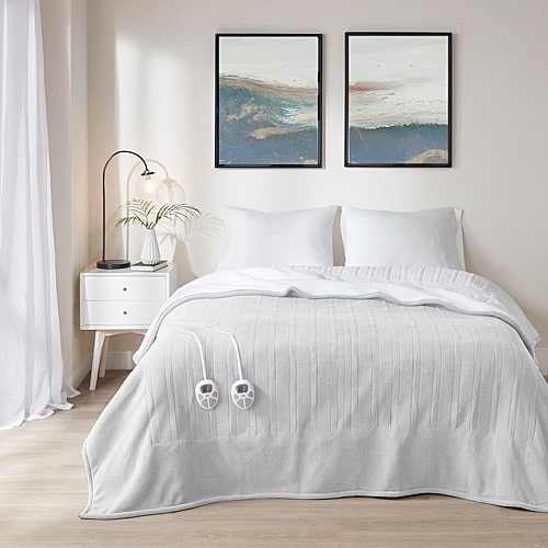 Click here for Serta Fleece to Sherpa Heated Electric Blanket  On... prices