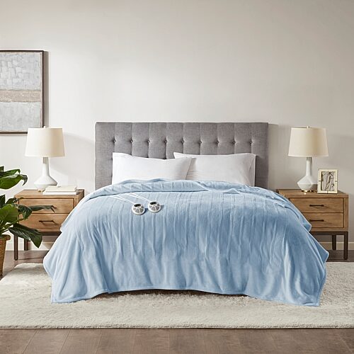 Click here for Serta Plush Soft Heated Electric Blanket  One Size... prices