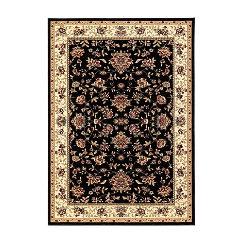 Closeout!! Km Home Pesaro Manor 33 x 411 Area Rug - Black