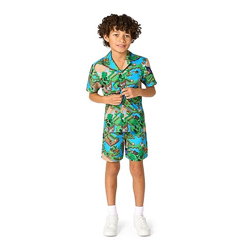 Click here for OppoSuits Big Boys 2-Piece Minecraft Summer Short... prices