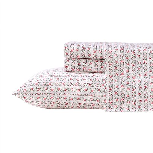 Click here for Laura Ashley(R) Marta Cotton Sateen Stripe Sheet S... prices