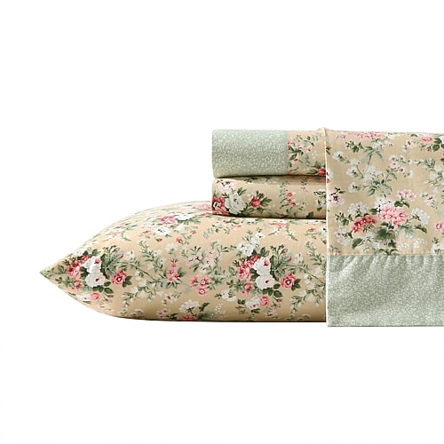 Click here for Laura Ashley Cotton Percale 3-Pc. Sheet Set  Twin... prices