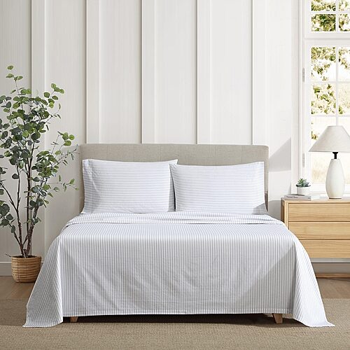 Click here for Eddie Bauer Arden Stripe Sheet Set  One Size  Gray prices