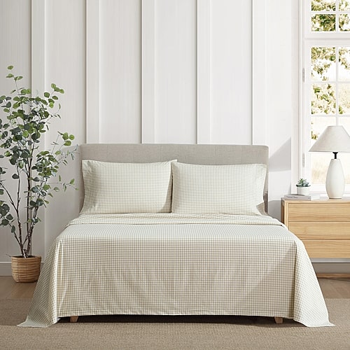 Click here for Eddie Bauer Little Gingham Sheet Set  One Size  Br... prices
