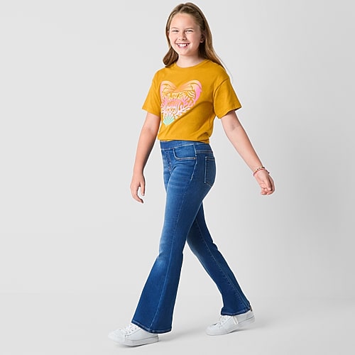 Click here for Thereabouts Little & Big Kid Girls Pull On Flare L... prices