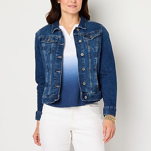 Click here for Liz Claiborne Womens Denim Lightweight Jacket  Sma... prices