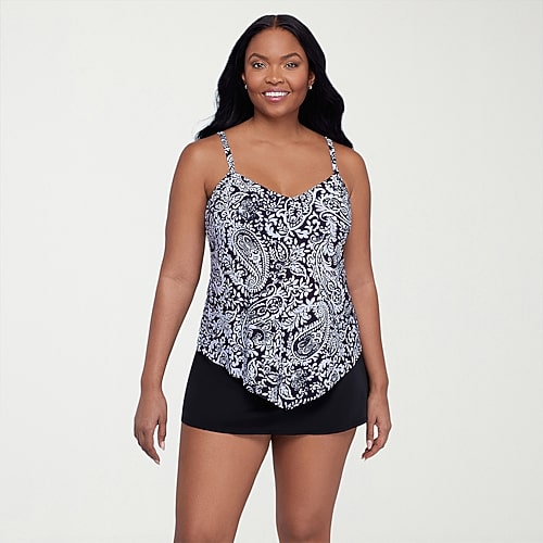Click here for Trimshaper Womens Swim Skirt  12  Blue prices