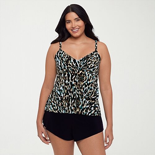 Click here for Trimshaper Womens Animal Tankini Swimsuit Top  18... prices