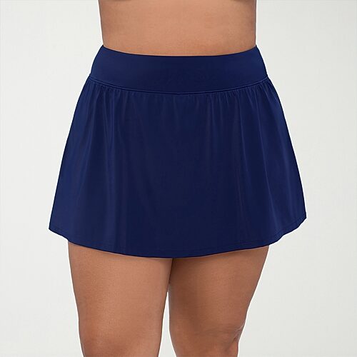 Click here for Trimshaper Womens Plus Swim Skirt  20w  Blue prices
