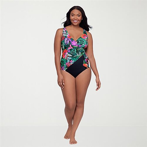 Click here for Trimshaper Womens Floral Moderate Coverage One Pie... prices