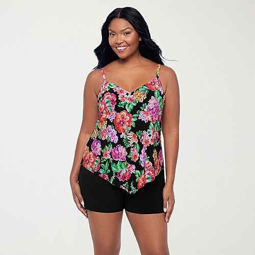 Click here for Trimshaper Womens Swim Romper  8  Red prices
