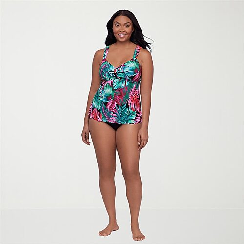 Click here for Trimshaper Womens Leaf Tankini Swimsuit Top  14  P... prices