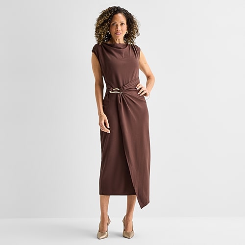 Click here for MSK Womens High Neck Sleeveless Maxi Dress  Small... prices