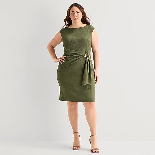Click here for Jessica Howard Womens Plus Boat Neck Sleeveless Sh... prices