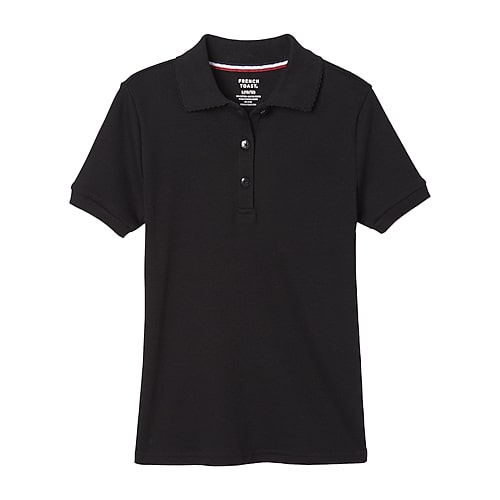 Click here for French Toast Big Girls Short Sleeve Picot Collar I... prices