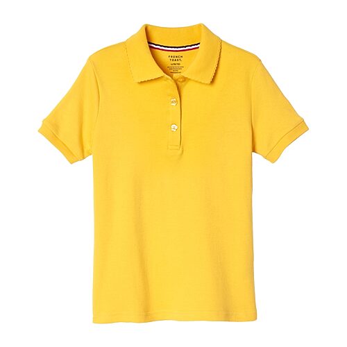 Click here for French Toast Big Girls Short Sleeve Picot Collar I... prices