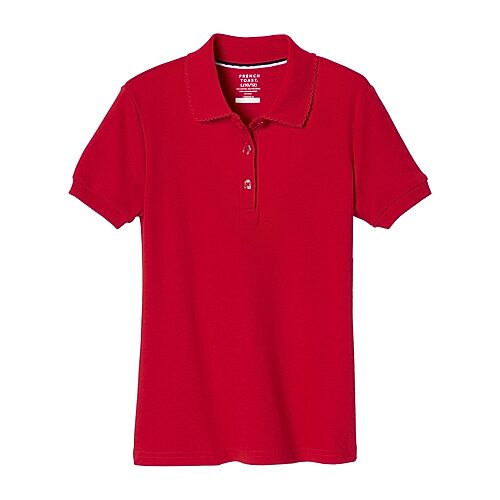 Click here for French Toast Big Girls Short Sleeve Picot Collar I... prices