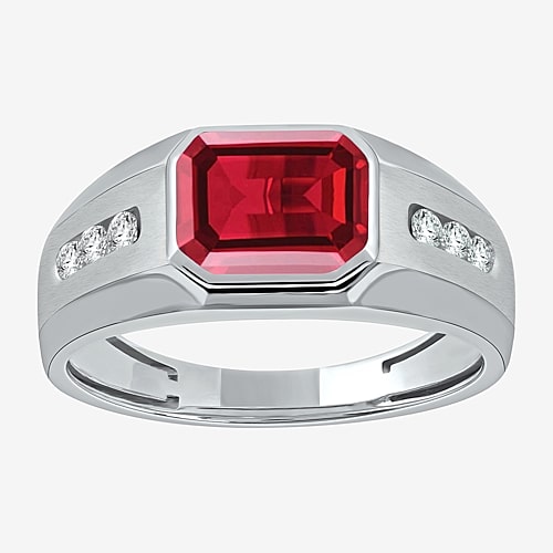 Click here for Mens Gemstone Sterling Silver Fashion Ring  9 1/2... prices