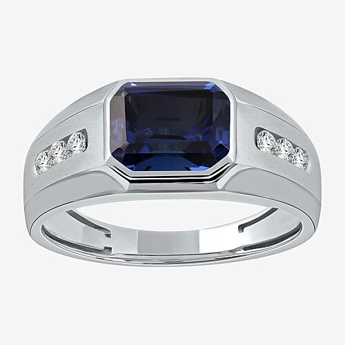 Click here for Mens Gemstone Sterling Silver Fashion Ring  9 1/2... prices