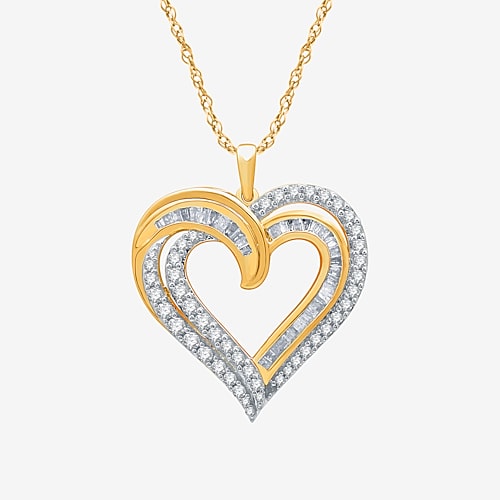 Click here for Womens 1 CT. T.W. Natural White Diamond 14K Gold O... prices