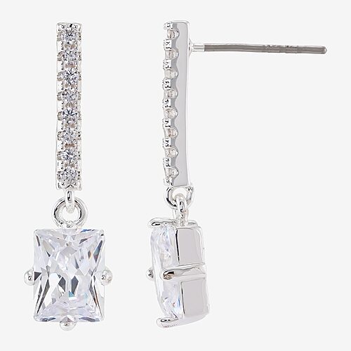Click here for Sparkle Allure Womens Cubic Zirconia Pure Silver O... prices