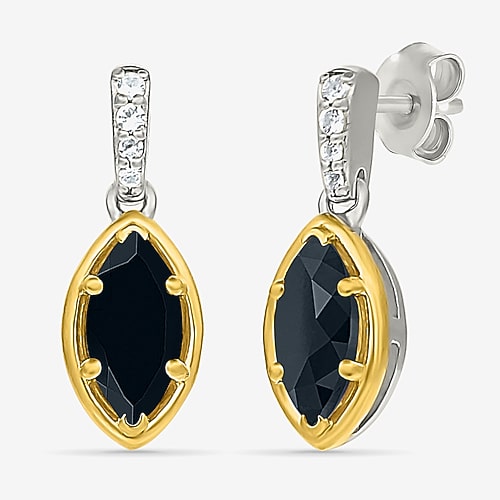 Click here for Womens Genuine Black Onyx 10K Gold Sterling Silver... prices