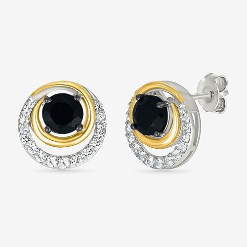 Click here for Genuine Black Onyx 10K Gold Sterling Silver 11.5mm... prices