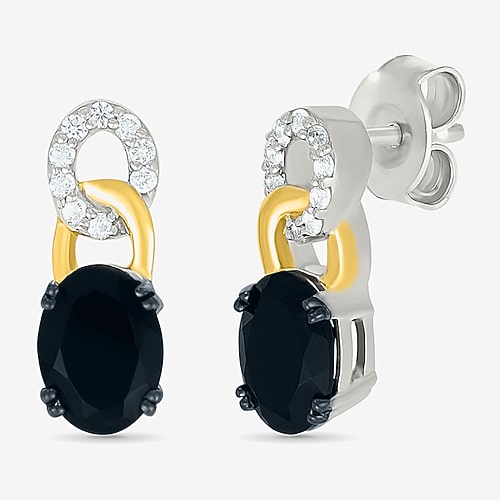 Click here for Womens Genuine Black Onyx 10K Gold Sterling Silver... prices