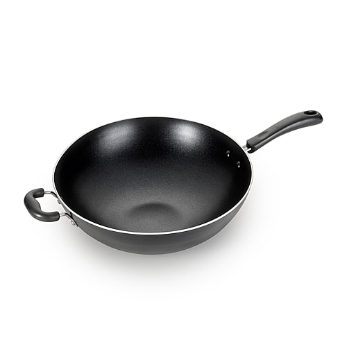 Click here for T-Fal Essentials 14 Aluminum Non-Stick Wok  One Si... prices