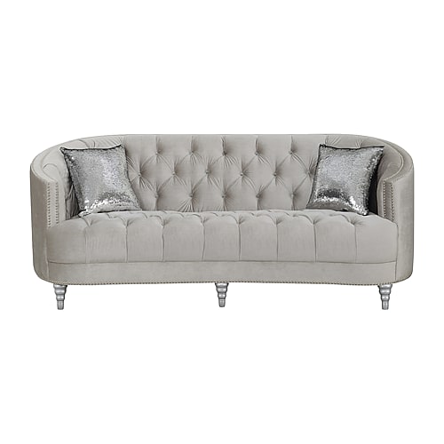 Click here for Avonlea Curved Slope-Arm Sofa  One Size  Gray prices