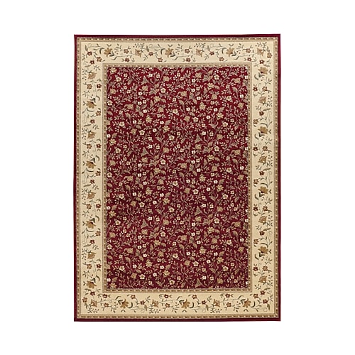 Click here for Closeout!! Km Home Pesaro Floral Red 55 x 77 Area... prices