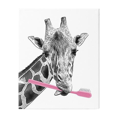 Click here for Stupell Industries Funny Animal Bathroom Toothbrus... prices