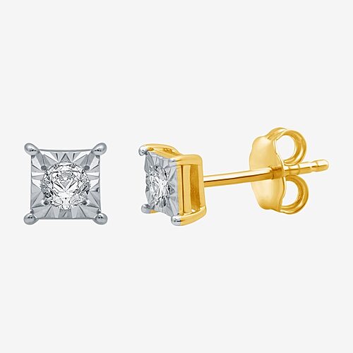 Click here for 1/6 CT. T.W. Natural White Diamond 5.3mm Princess... prices