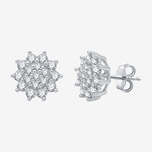Click here for 1 CT. T.W. Natural White Diamond Sterling Silver 1... prices