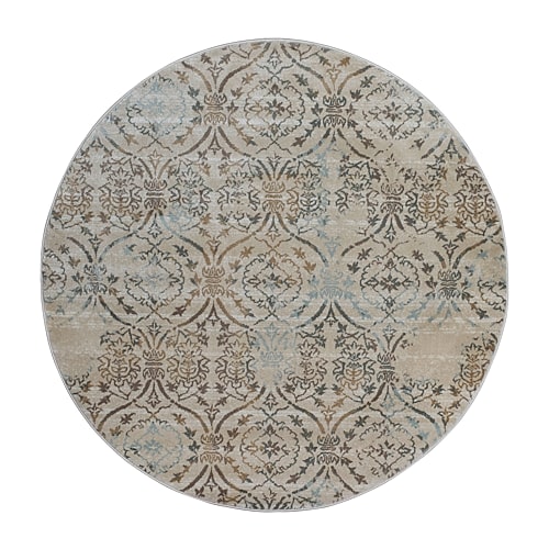 Click here for Radici Pisa Casual Modern Geometric Round Area Rug... prices