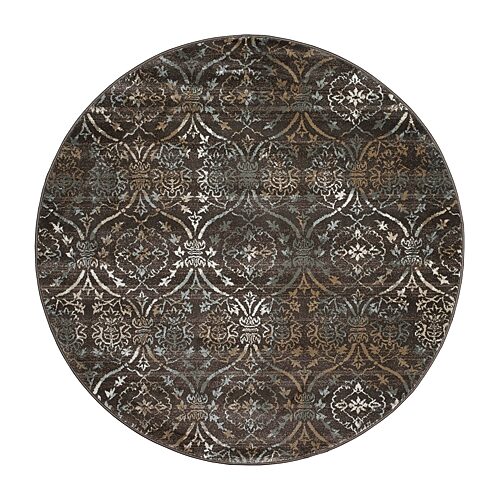 Click here for Radici Pisa Casual Modern Geometric Round Area Rug... prices