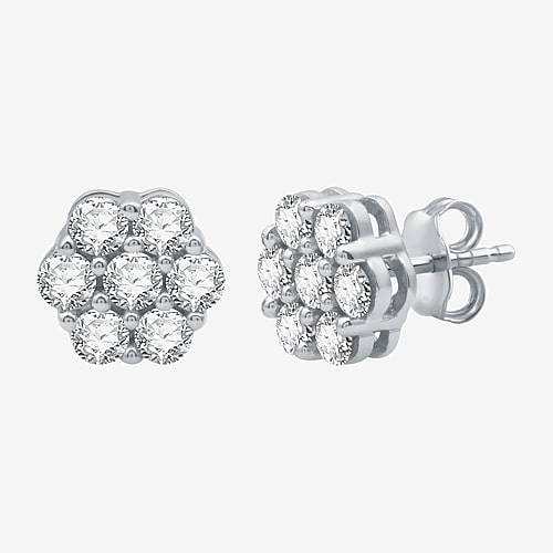 Click here for Diamond Blossom 1 CT. T.W. Natural White Diamond 8... prices