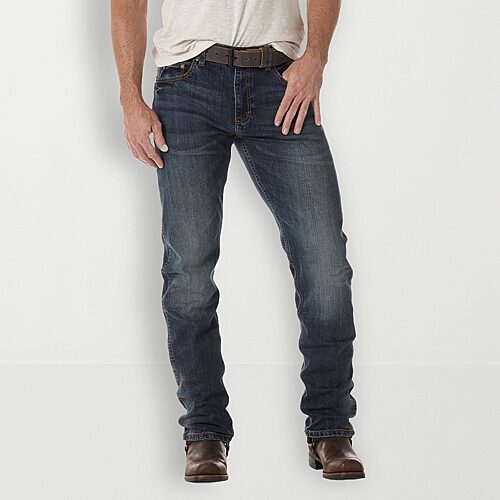Click here for Wrangler Retro Mens Slim Fit Straight Leg Jean  32... prices