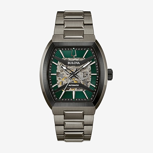 Click here for Bulova Mens Maquina Automatic Gray Stainless Steel... prices