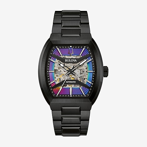 Click here for Bulova Mens Maquina Automatic Black Stainless Stee... prices