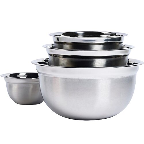 Click here for Basic Essentials Stainless Steel 4-pc. Mixing Bowl... prices