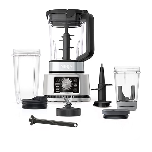 Ninja Foodi Power Blender & Processor System with Smoothie Bowl Maker and Nutrient Extractor* + 4in1 Blender 1400WP - Silver