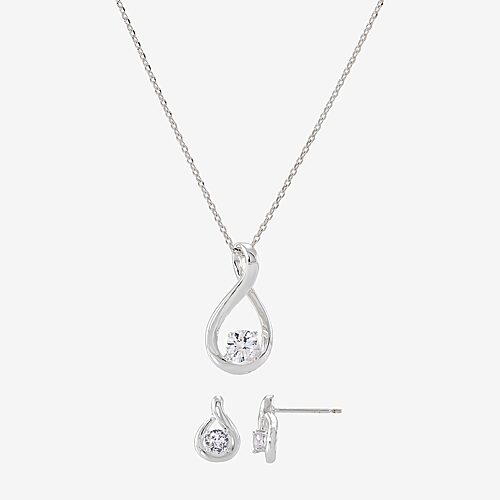 Click here for Sparkle Allure Womens Cubic Zirconia Pure Silver O... prices