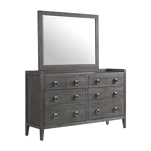 Click here for Essex 6 Drawer Dresser and Mirror  One Size  Gray prices