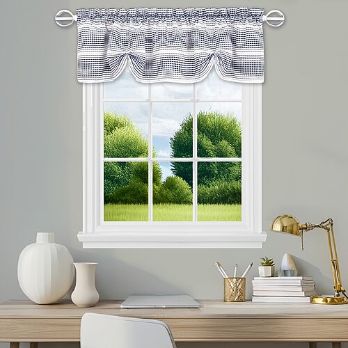 Click here for Achim Rod Pocket Federal & Tuck Valance  One Size... prices